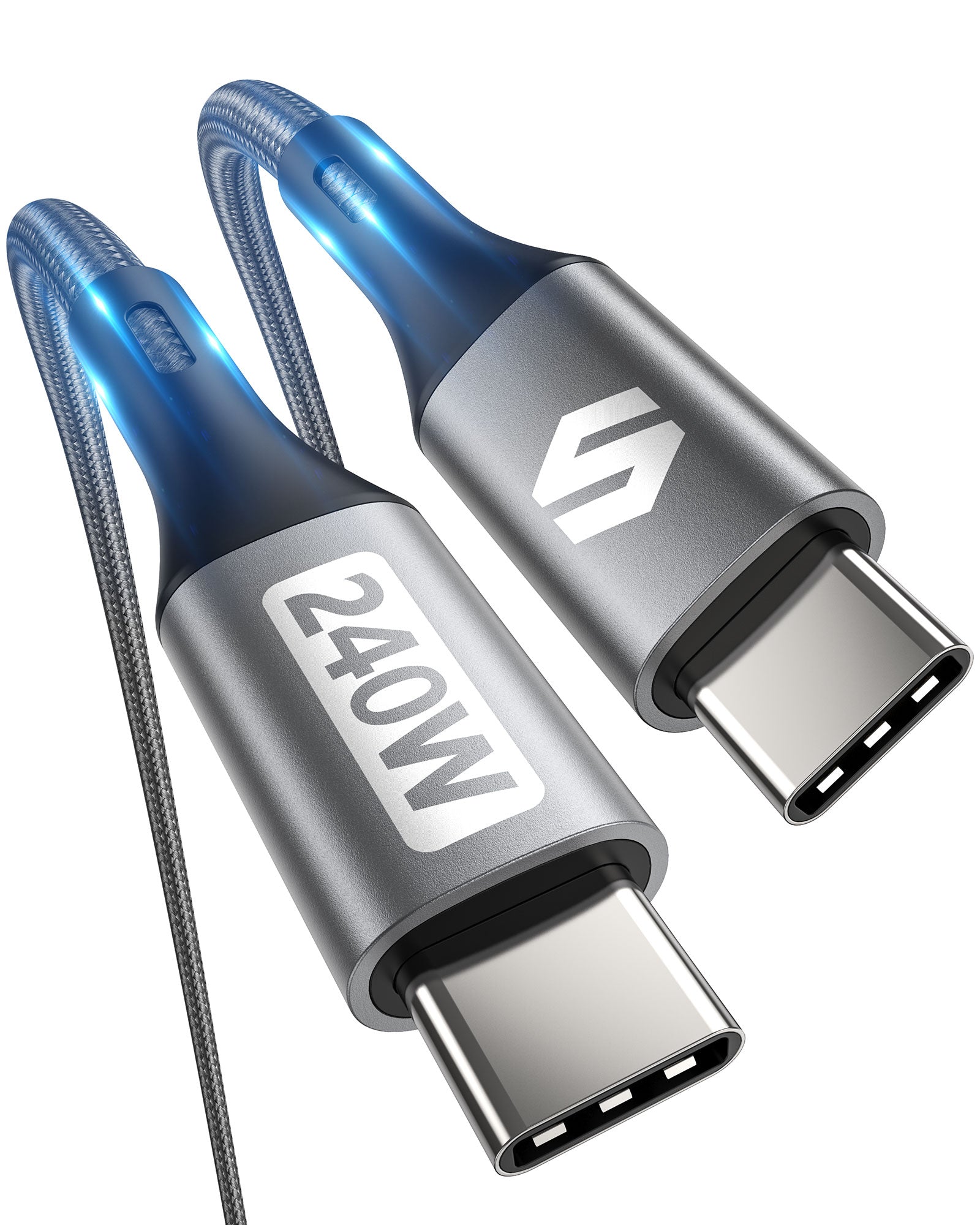 USB C to USB C Cable 3.3ft 2Pack 240W (5A 48V) – Silkland